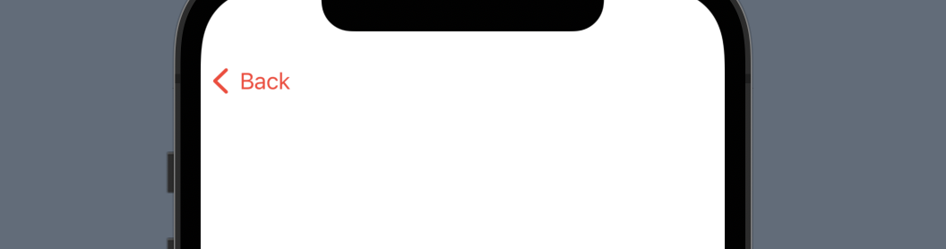  SwiftUI NavigationLink back Button color 
