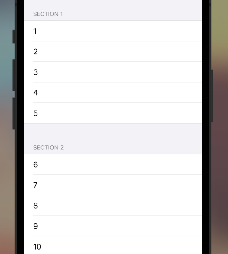  SwiftUI List section Header height change 