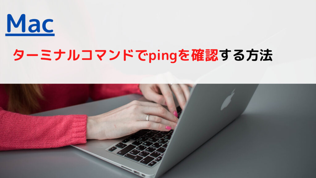 [Mac]ターミナルコマンド(terminal command)でpingを確認する(check)には？ | ちょげぶろぐ