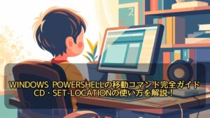 【初心者向け】Windows PowerShellの移動コマンド完全ガイド｜cd・Set-Locationの使い方を解説！ | ちょげぶろぐ