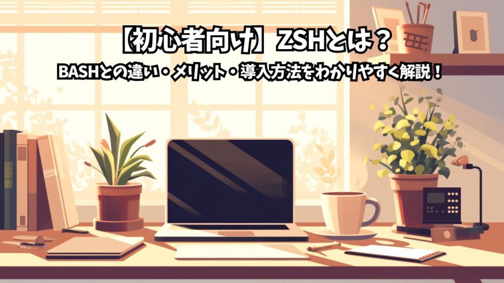 【初心者向け】zshとは？bashとの違い・メリット・導入方法をわかりやすく解説！ | ちょげぶろぐ