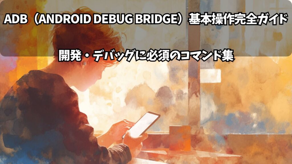 ADB（Android Debug Bridge）基本操作完全ガイド｜開発・デバッグに必須のコマンド集 | ちょげぶろぐ
