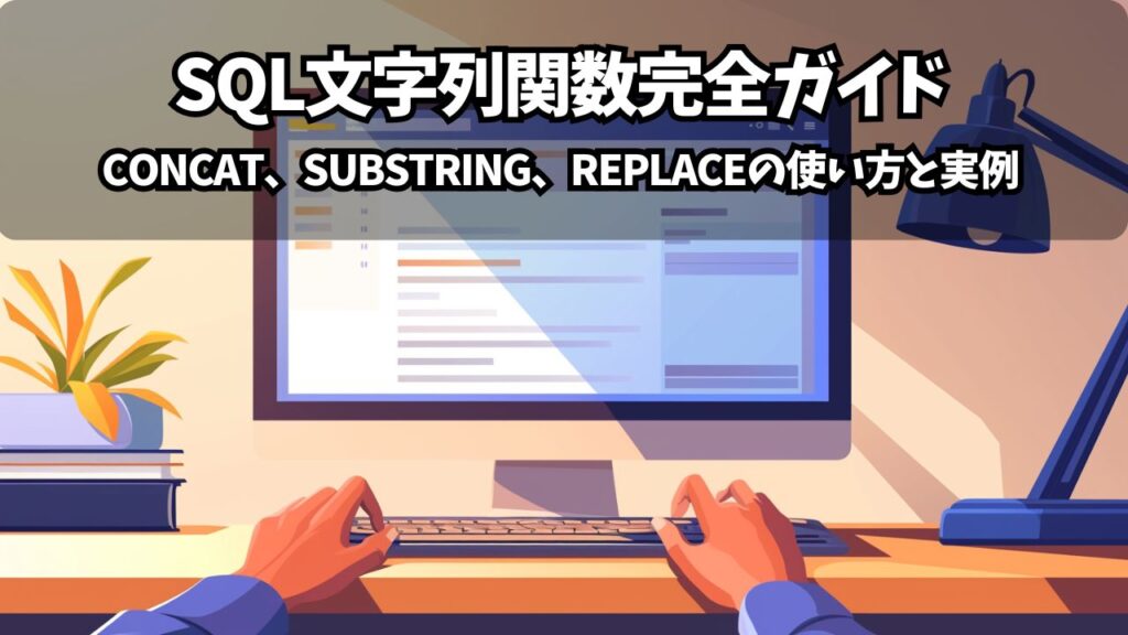 SQL文字列関数完全ガイド―CONCAT、SUBSTRING、REPLACEの使い方と実例 | ちょげぶろぐ