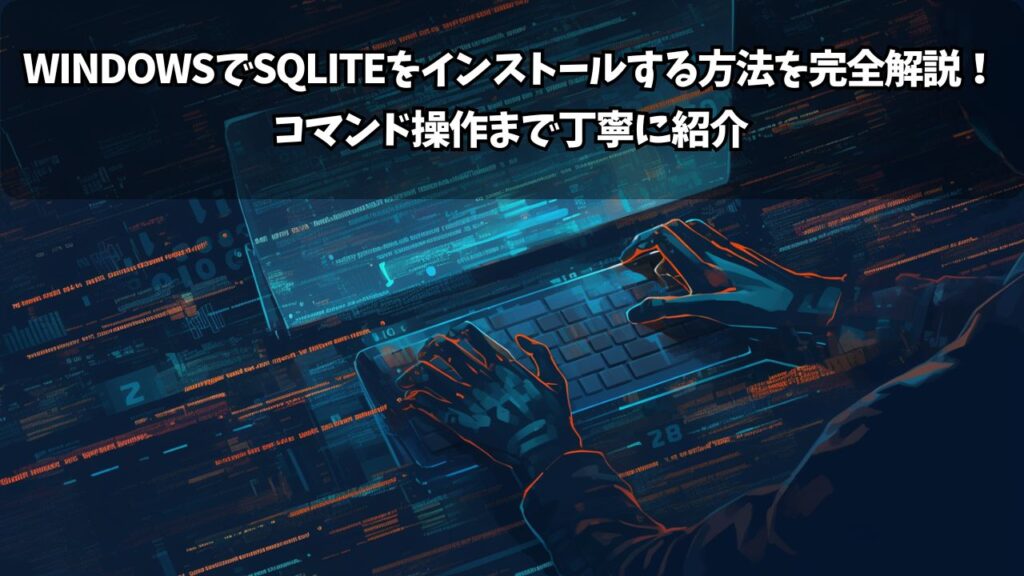【初心者向け】WindowsでSQLiteをインストールする方法を完全解説！コマンド操作まで丁寧に紹介 | ちょげぶろぐ