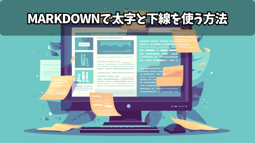 Markdownで太字と下線を使う方法 | ちょげぶろぐ