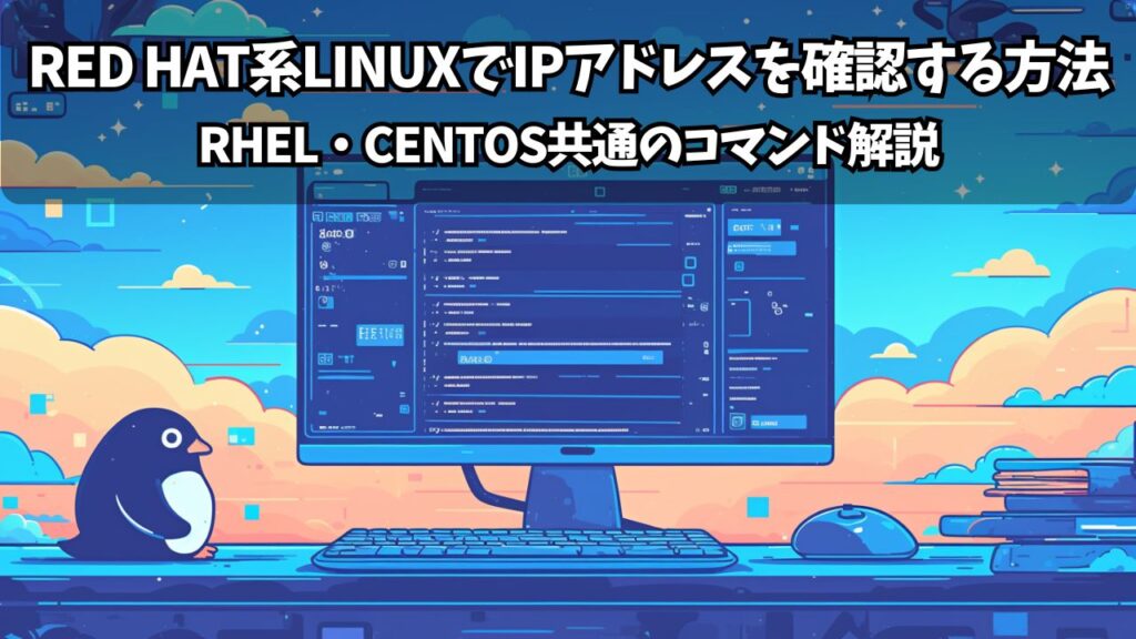 Red Hat系LinuxでIPアドレスを確認する方法｜RHEL・CentOS共通のコマンド解説 | ちょげぶろぐ