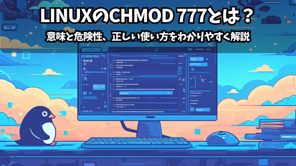 Linuxのchmod 777とは？意味と危険性、正しい使い方をわかりやすく解説 | ちょげぶろぐ