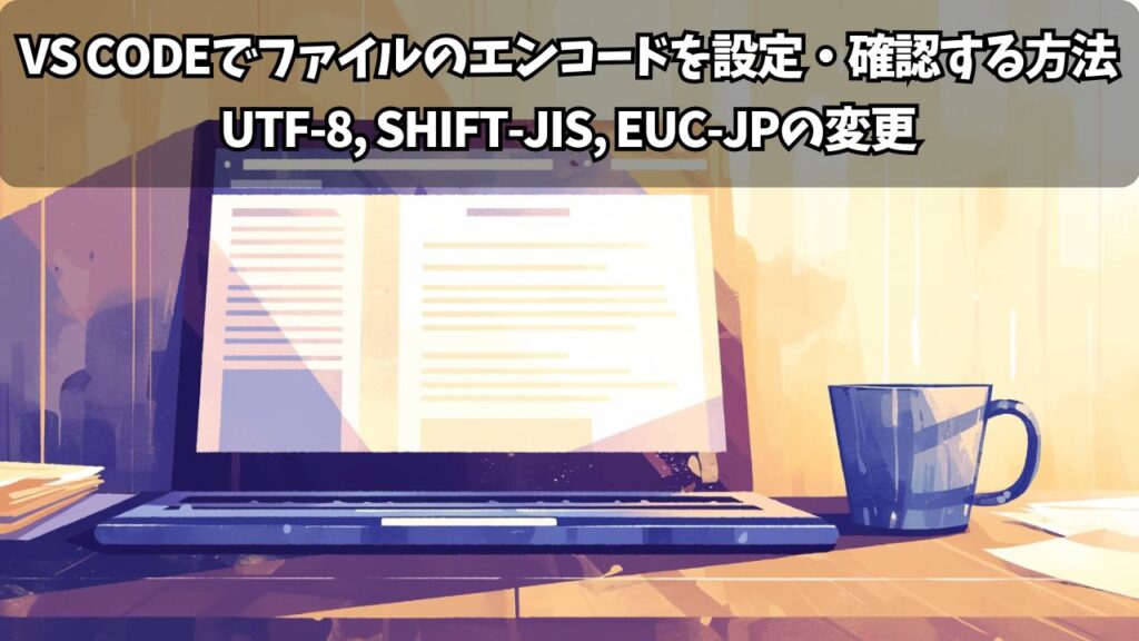 VS Codeでファイルのエンコードを設定・確認する方法｜UTF-8, Shift-JIS, EUC-JPの変更 | ちょげぶろぐ