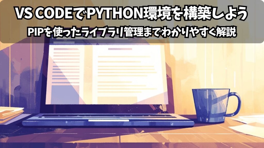 VS CodeでPython環境を構築しよう｜pipを使ったライブラリ管理までわかりやすく解説 | ちょげぶろぐ