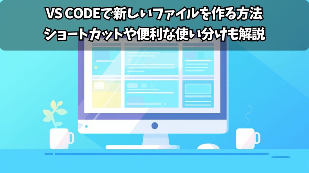 VS Codeで新しいファイルを作る方法｜ショートカットや便利な使い分けも解説 | ちょげぶろぐ