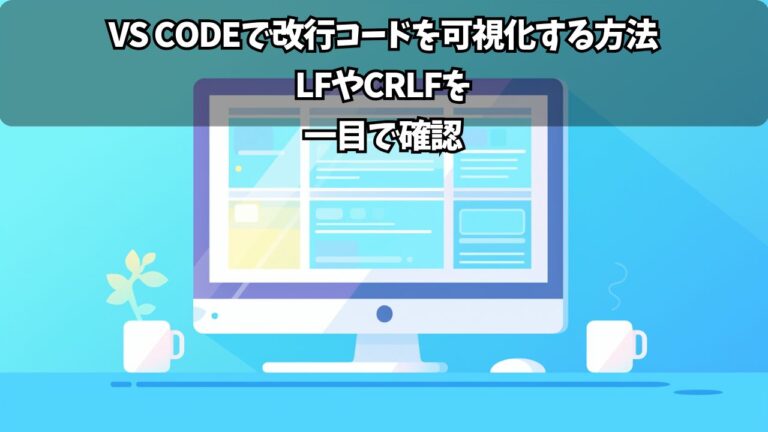 VS Codeで改行コードを可視化する方法｜LFやCRLFを一目で確認 | ちょげぶろぐ