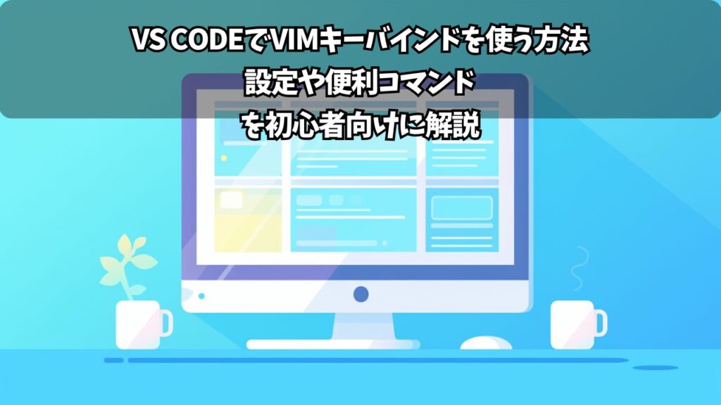 VS CodeでVimキーバインドを使う方法｜設定や便利コマンドを初心者向けに解説 | ちょげぶろぐ