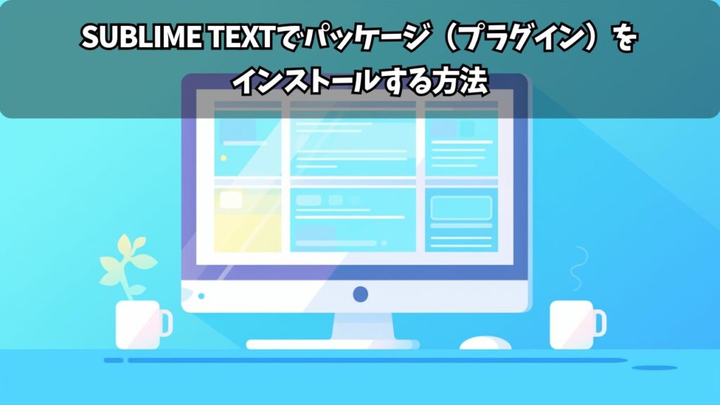 【初心者向け】Sublime Textでパッケージ（プラグイン）をインストールする方法｜おすすめも紹介 | ちょげぶろぐ
