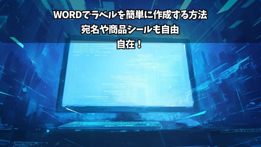 Wordでラベルを簡単に作成する方法｜宛名や商品シールも自由自在！ | ちょげぶろぐ