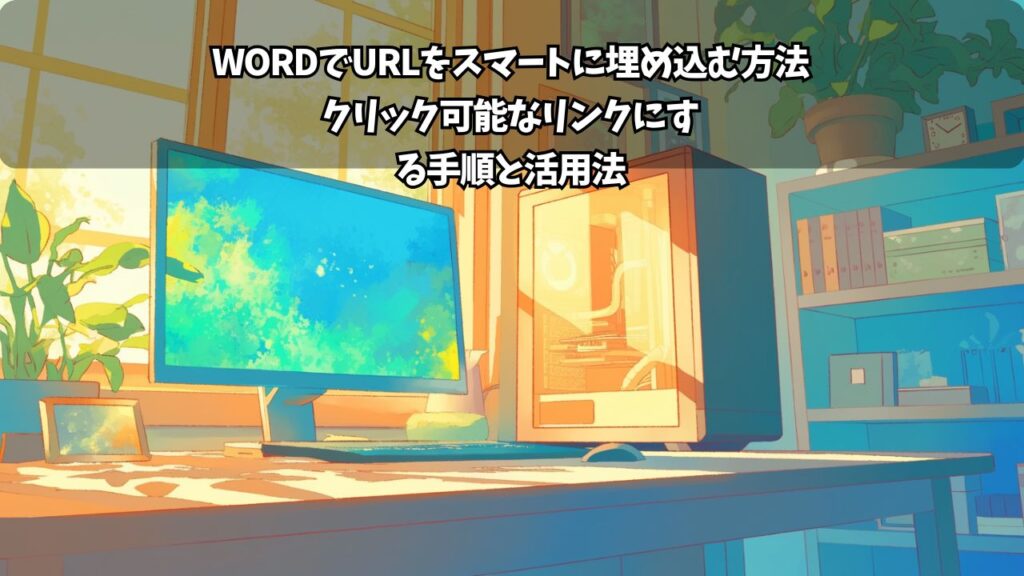 WordでURLをスマートに埋め込む方法｜クリック可能なリンクにする手順と活用法 | ちょげぶろぐ