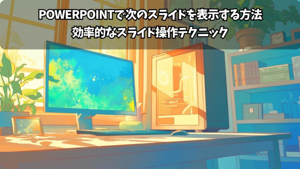 PowerPointで次のスライドを表示する方法｜効率的なスライド操作テクニック | ちょげぶろぐ