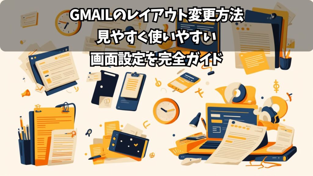 Gmailのレイアウト変更方法｜見やすく使いやすい画面設定を完全ガイド | ちょげぶろぐ